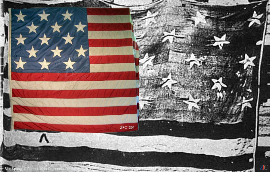 ZFC - 73. Star Spangled Banner Flag House & Museum - 15 Star Flags